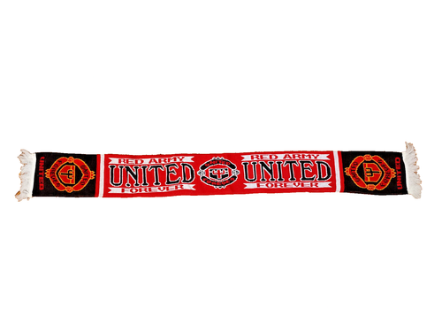 Manchester United Soccer Scarf Football England Red Devils Schal MUFC ...