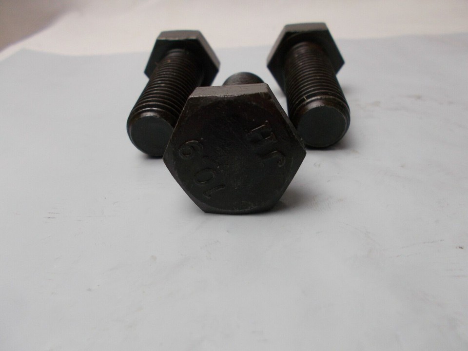 Hex Head Bolt M18 18mm x 2.5 x 50mm Long 10.9 Steel " 3 Bolts " M18-2 ...