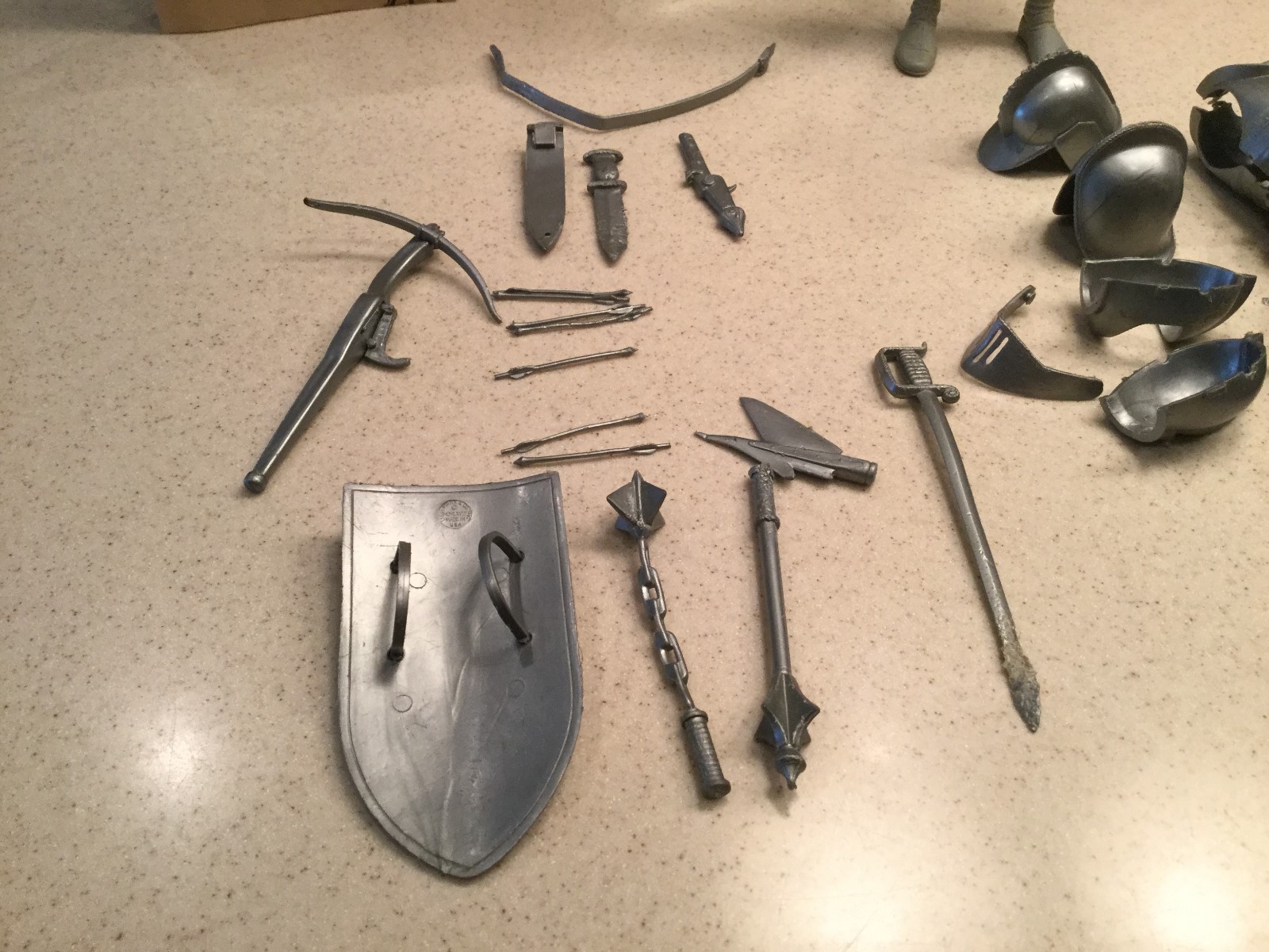 Vintage Louis Marx Sir Stuart Silver Knight W/ Box, Manual and Most ...