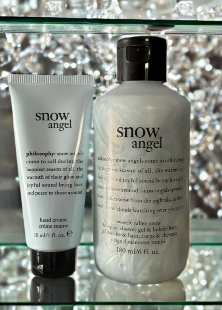 PHILOSOPHY Snow Angel 6oz Shampoo/Body Wash/Bubble Bath & 1oz Lotion | eBay