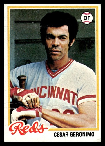 1978 Topps Cesar Geronimo #354 Cincinnati Reds Baseball Card READ | eBay
