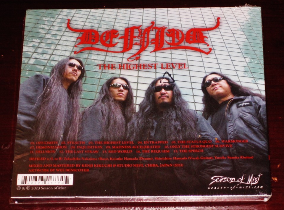 Defiled: The Highest Level CD 2023 Season Of Mist USA SOM 678D Digipak NEW 822603167825 | eBay