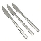 IKEA Stainless FORNUFT Glossy Maria Vinka Design Förnuft 3 Solid Knives ...