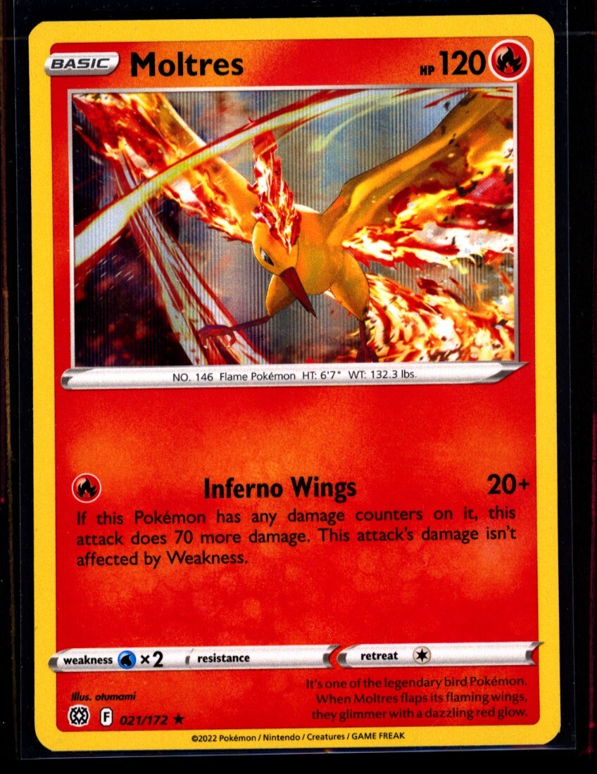 Pokemon Moltres Card