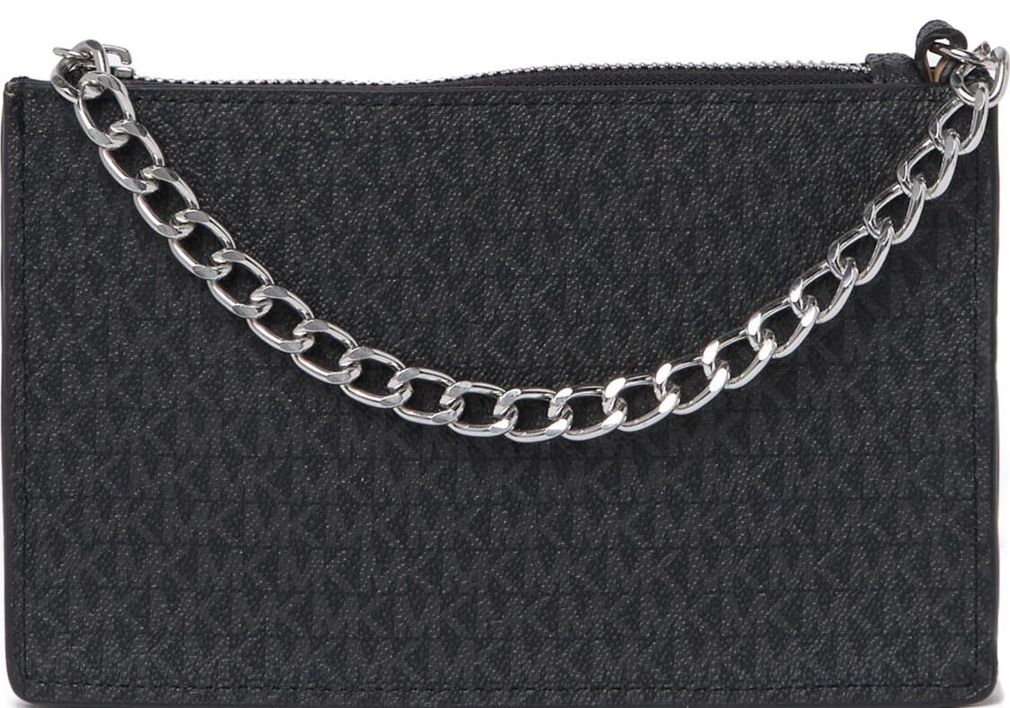 Michael Kors Blue Sig Logo Pull Chain Belt Bag 554131C Size XL for sale ...