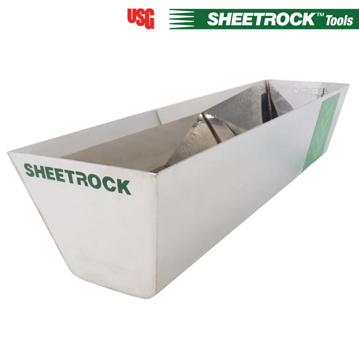 USG Sheetrock Classic 14" Stainless Steel Drywall Mud Pan | eBay