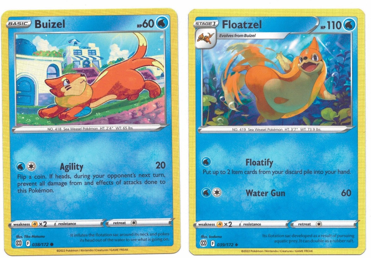 Pokemon Buizel Evolution Chart