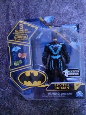 Lot of 2 DC Comics Batman & Bat-Tech Batman 4 inch Action Figures | eBay