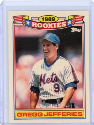 1990 Topps Gregg Jefferies Commemorative Rookie RC - New York Mets JN1 ...