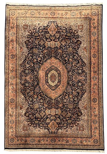 AUTHENTIC HAND KNOTTED TRIBAL TABREEZ WOOL AREA RUG 10 X 7 FT (405 GER ...