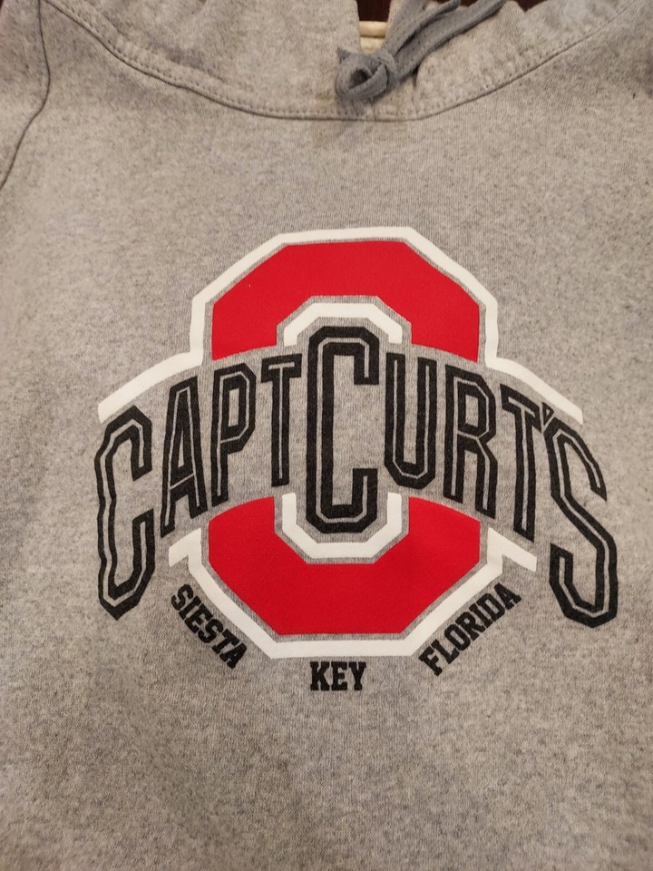 Captain Curts Ohio State Buckeyes Fan Sweatshirt Men's Large Gray | eBay