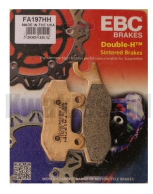 EBC Sintered HH Front Brake Pads FA197HH for Kawasaki Z400 DKF-DMF 2019 ...