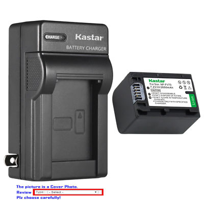 NP-FV70 Battery or Wall Charger for Sony HDR-CX760 CX900 CX900E PJ10 ...