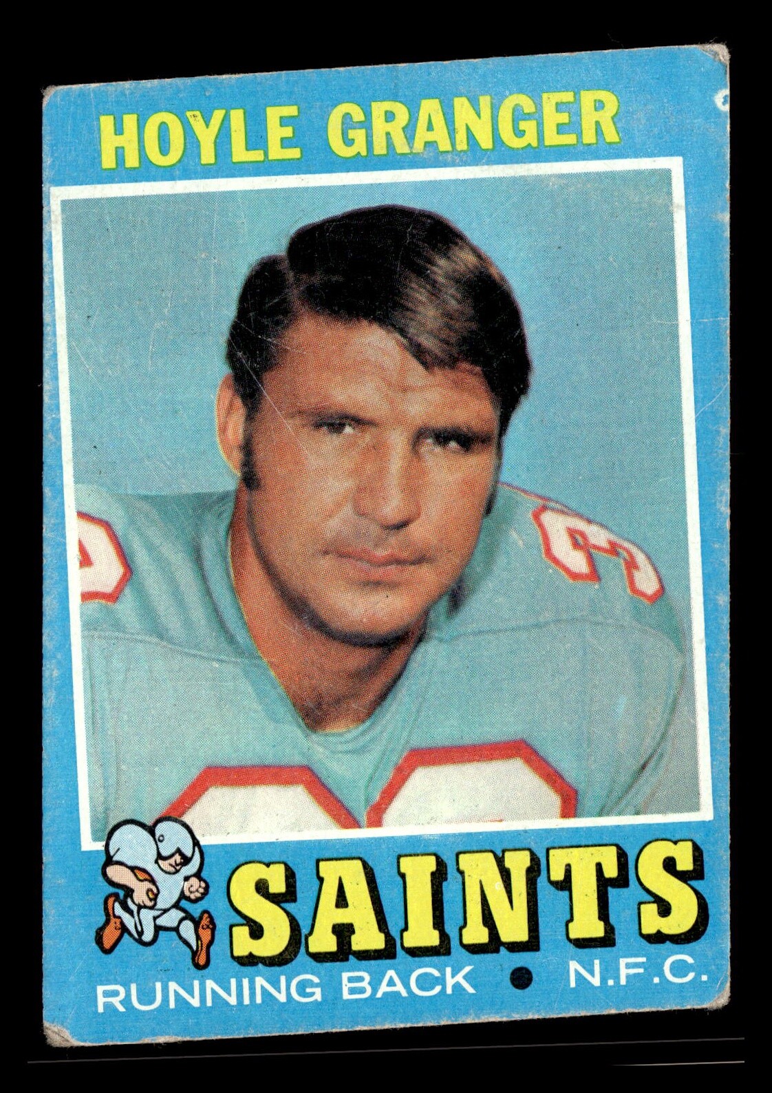 Hoyle Granger 1971 Topps #198 New Orleans Saints Poor | eBay