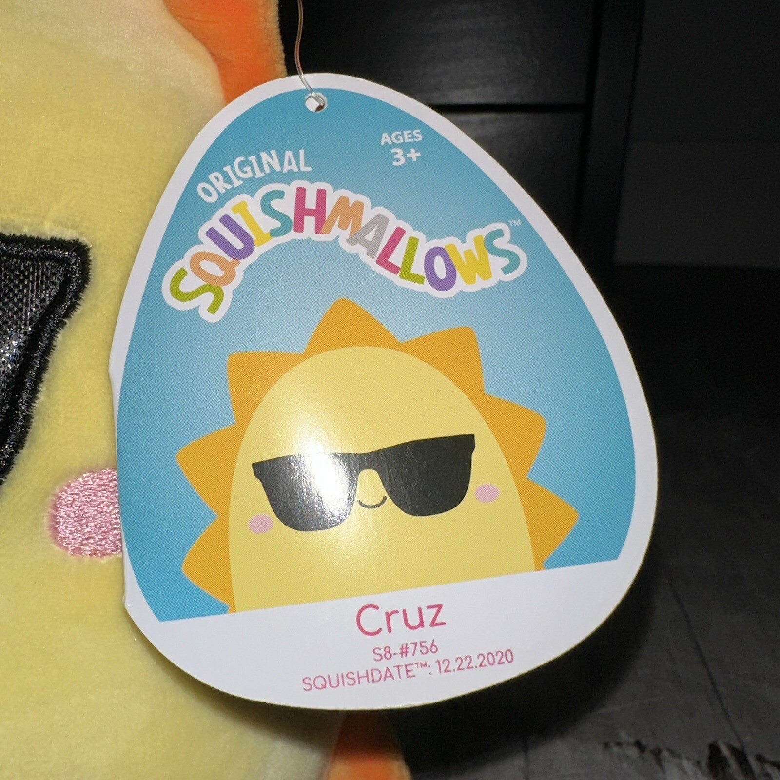 Squishmallow 2021 Cruz The Sun - Space Squad Sunglasses New with Tags 8 ...