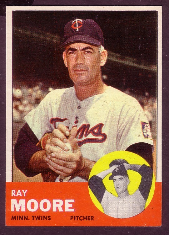 1963 TOPPS RAY MOORE CARD NO:26 NEAR MINT CONDITION | eBay