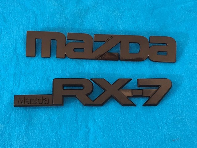 86-91 Mazda RX7 OEM BADGES Emblems | eBay