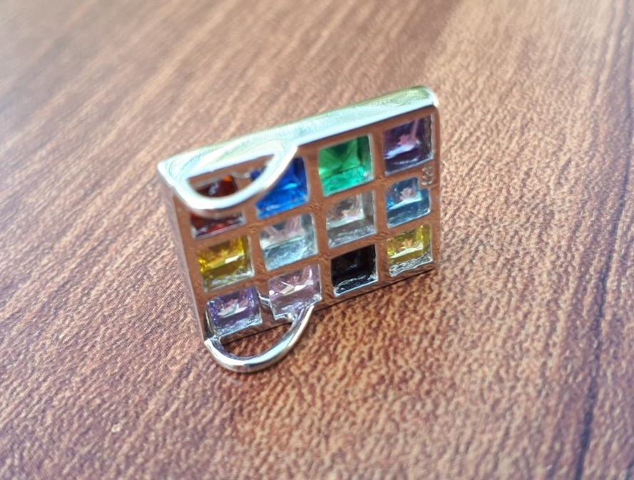 Hoshen Stones Silver 925 Pendant Choshen Gems Priestly Breastplate ...