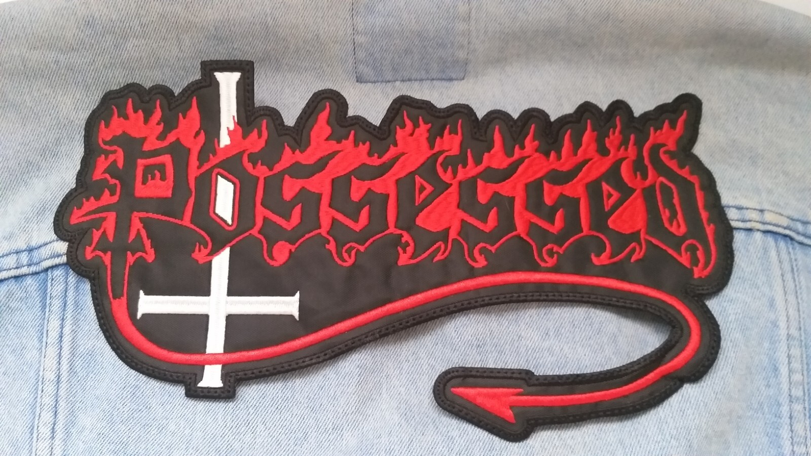 Possessed Rigor Mortis Morbid Saint embroidered logo back patch thrash ...