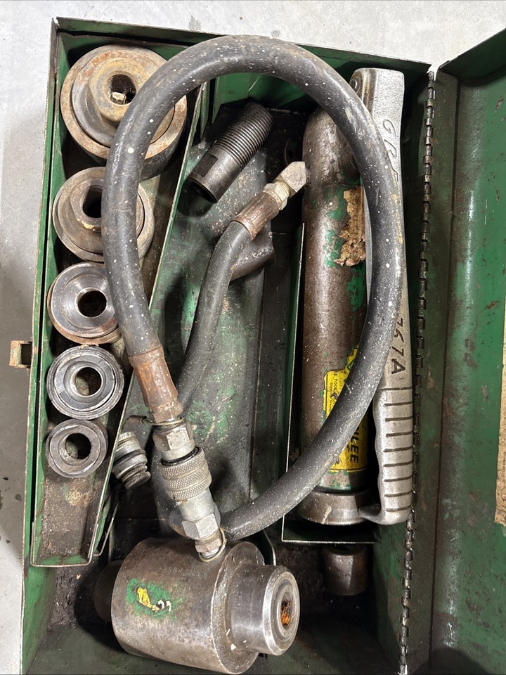 Greenlee 7646 Hydraulic KnockOut Punch Driver Kit | eBay