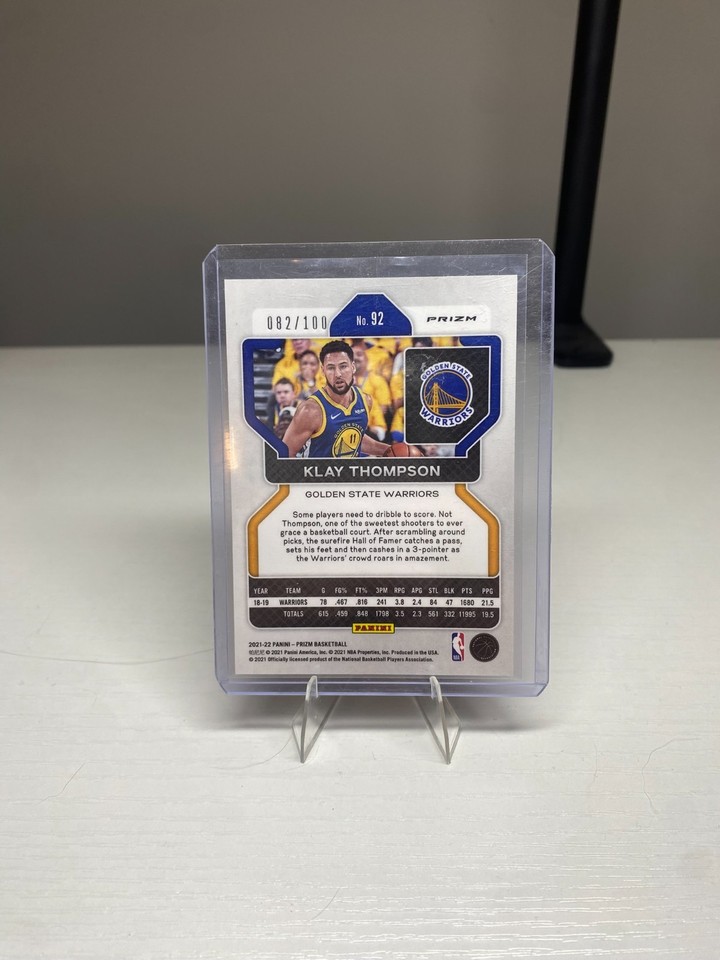 Klay Thompson 2021-22 Panini Prizm Red Disco /100 | eBay