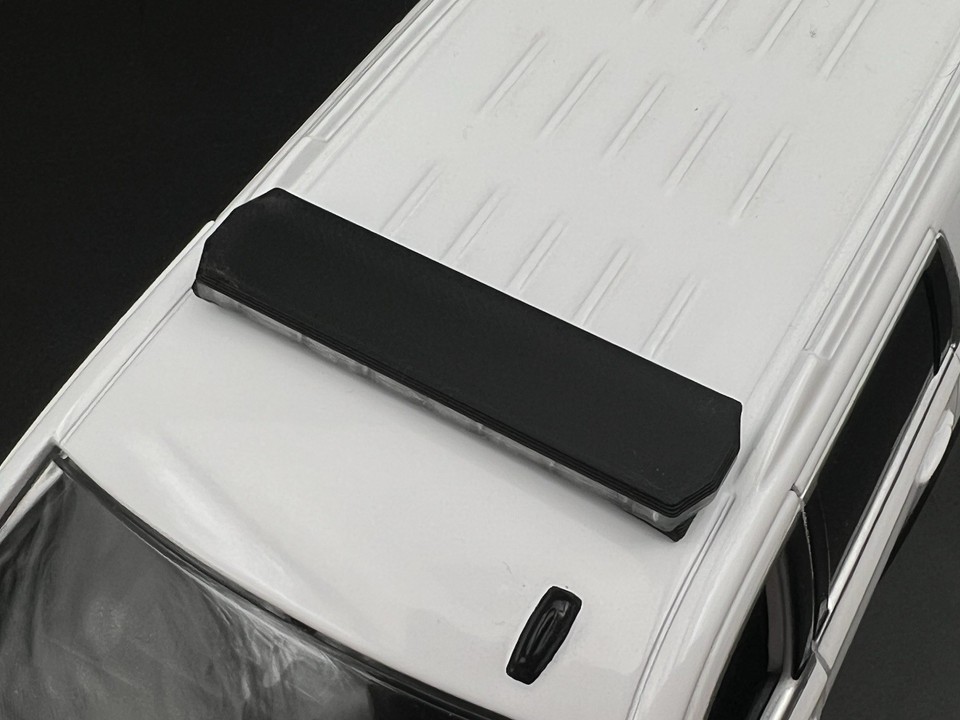 1/24 25 27 LED Ready Code 3 2700 Black Lightbar Sheriff Highway Patrol ...