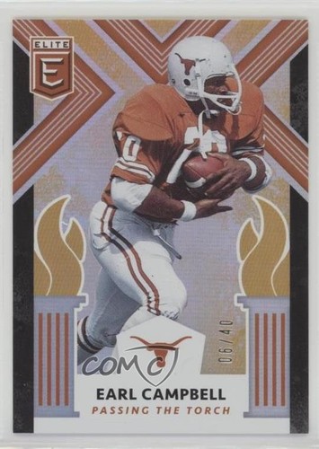 2018 Elite Draft Picks Passing the Torch Holo /40 Billy Sims Earl ...