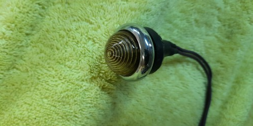 Triumph Stag Original Newly Chromed Boot Lamp Assembly Button Type ...