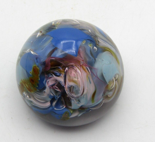 VINTAGE SAVAGE LIZARD SIGNED ART GLASS PAPERWEIGHT - DATED 1988 | eBay