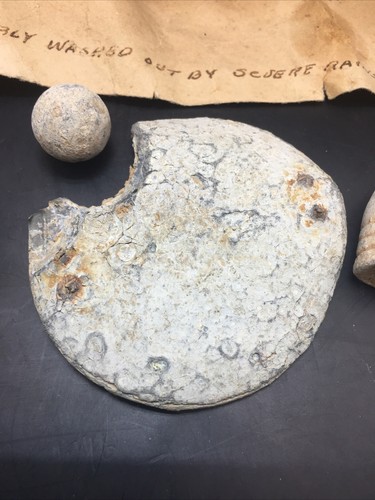 Dug Civil War Shot US Breast Plate Minnie Ball 2 3 Ringer Bullets ...