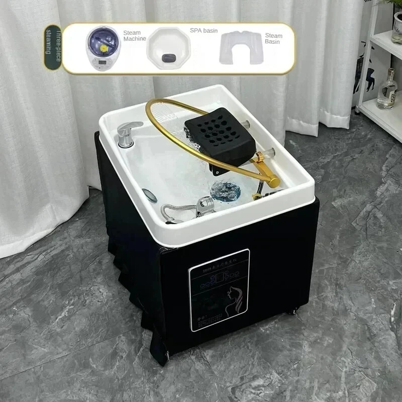 Head Spa Shampoo Chair Hair Salon Small Hair Washing Station Chair Move ...