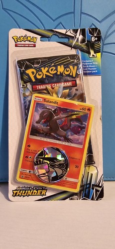 Pokémon 2018 SM Lost Thunder Set Of Blister Packs w/Salandit Promo New ...