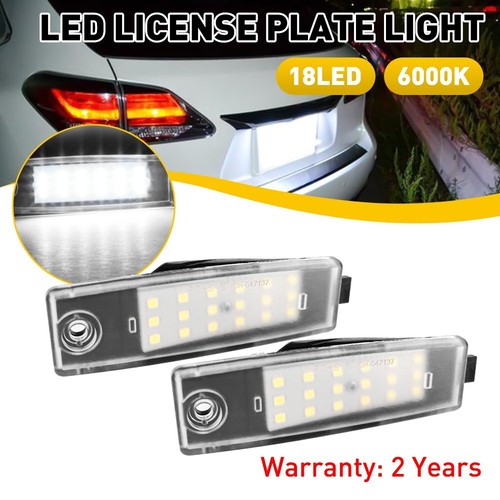 PURE WHITE SMD LED License Plate Light Lamp For Highlander Scion xB ...