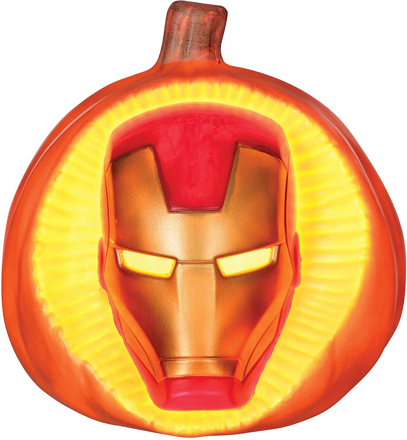 Iron Man Mask Pumpkin Stencil