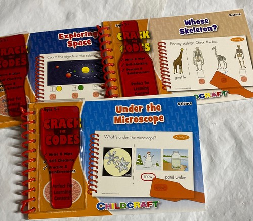 ChildCraft Crack The Codes Three Books, Ages 5+ Home School code books ...