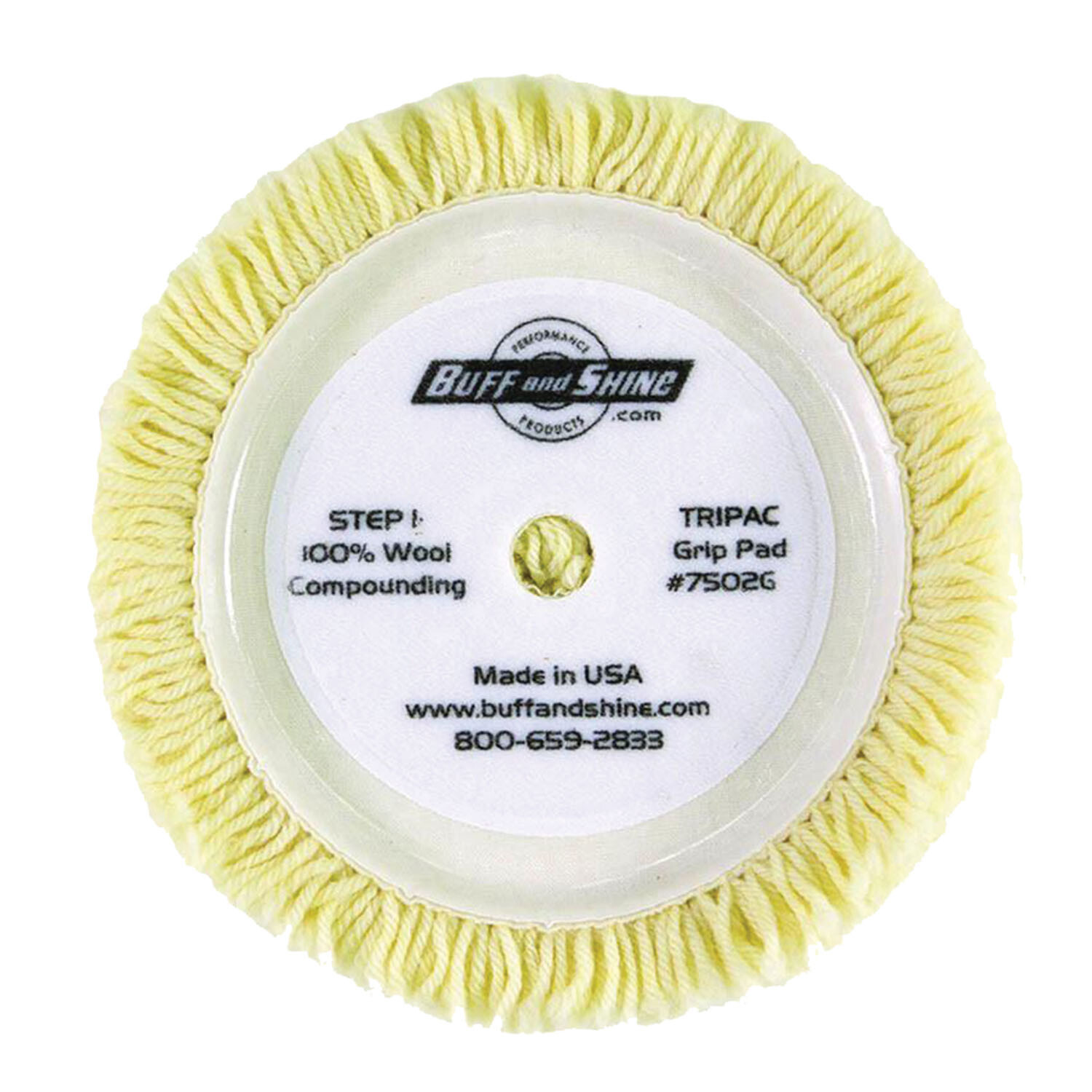 Grip Wool Buffing Pad, White 7502G BUFF AND SHINE 7502G 0 Wool | eBay