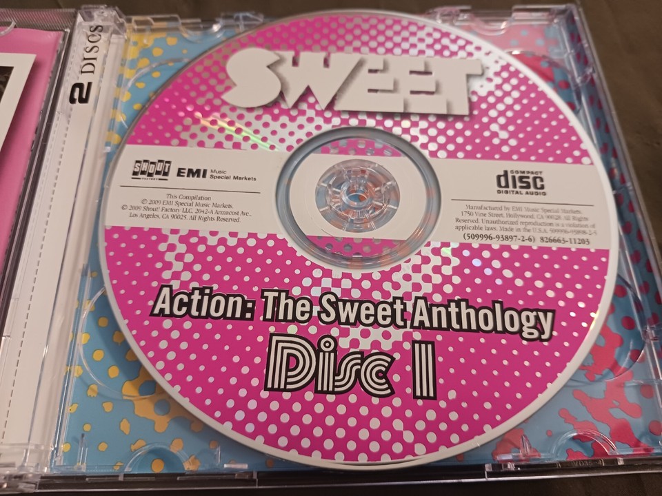 Action: The Sweet Anthology by Sweet (CD, 2009, 2 Discs, Shout! Factory ...