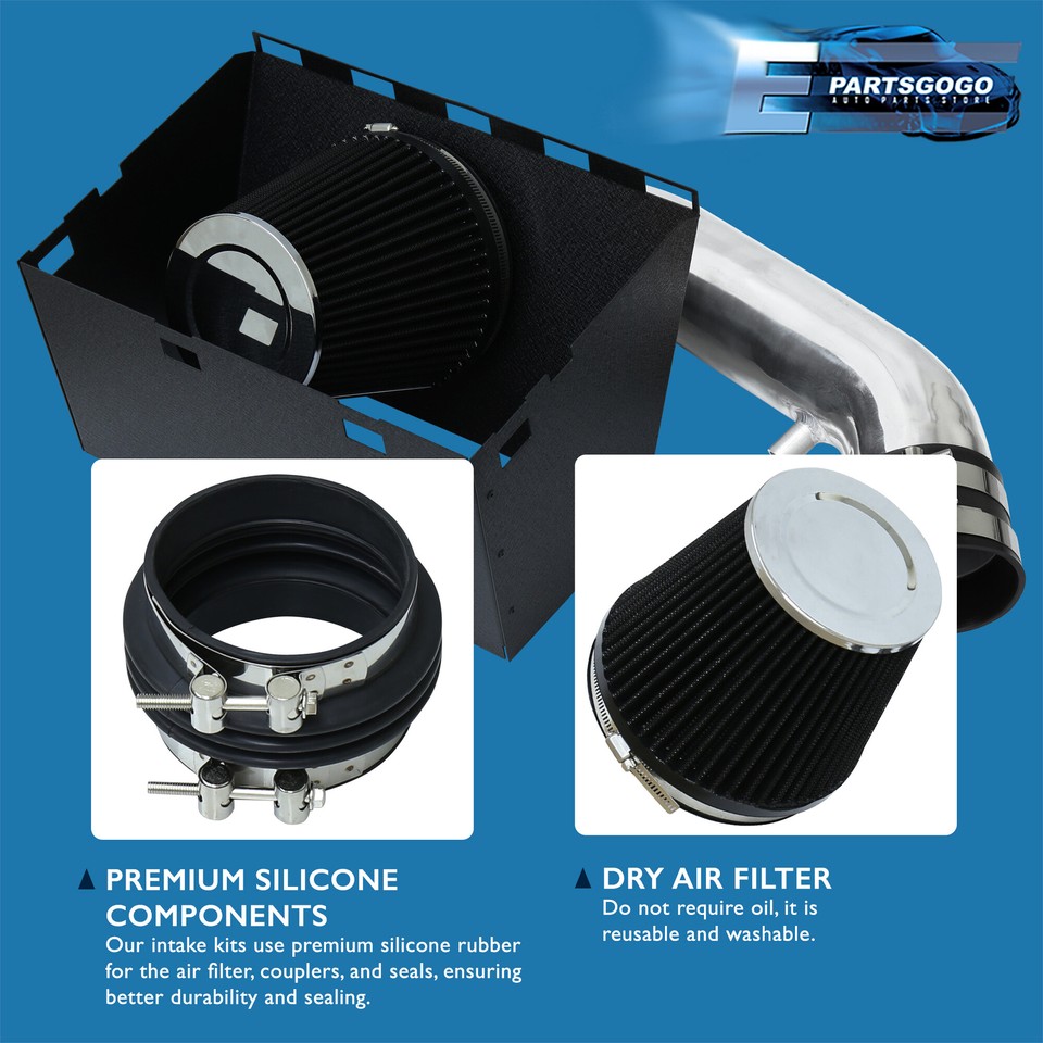 For 09-18 Dodge Ram 1500-3500 5.7L Cold Air Intake Induction Heat ...