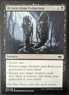 RETURN FROM EXTINCTION - Magic The Gathering MTG Collectible Card game ...