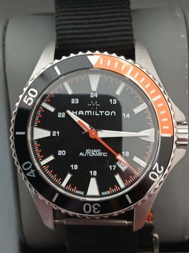 Hamilton Khaki Navy Scuba Full Set Dive Watch in excellent condition ...