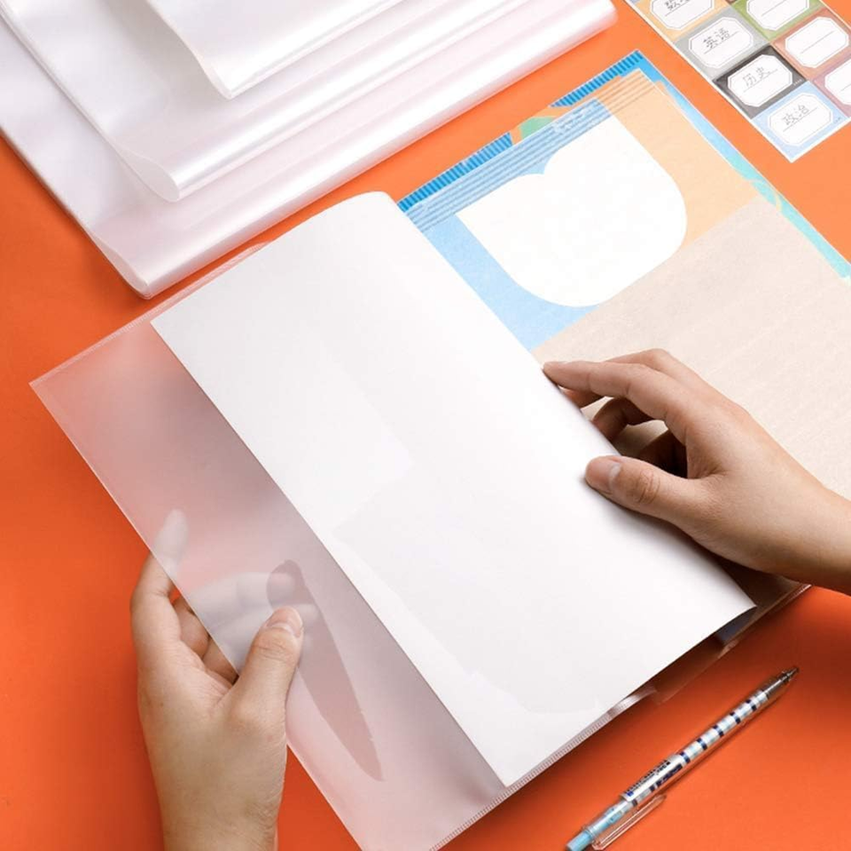 10 Pezzi Copertina per Libri Trasparente (19.5 * 26.5Cm),Regolabile Fodera Libri | eBay