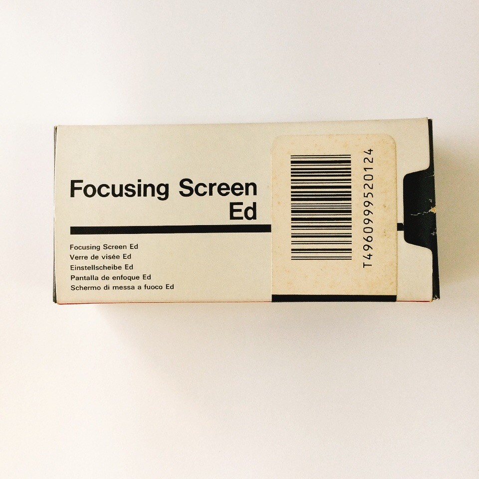 Canon Focusing Screen Ed Type 0 for EOS 5/ EOS A2 / A2e + English ...