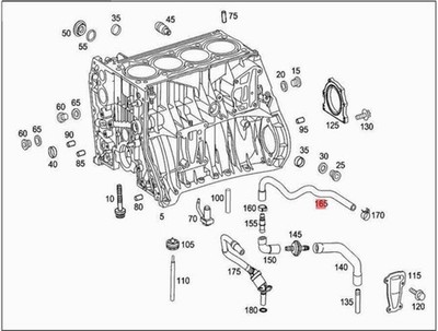 Genuine MERCEDES Hose 2710181282 | eBay