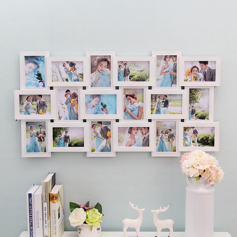 18 In 1 Photoframe Multi Hanging Picture Frame Wall Decor Photo Gifts ...