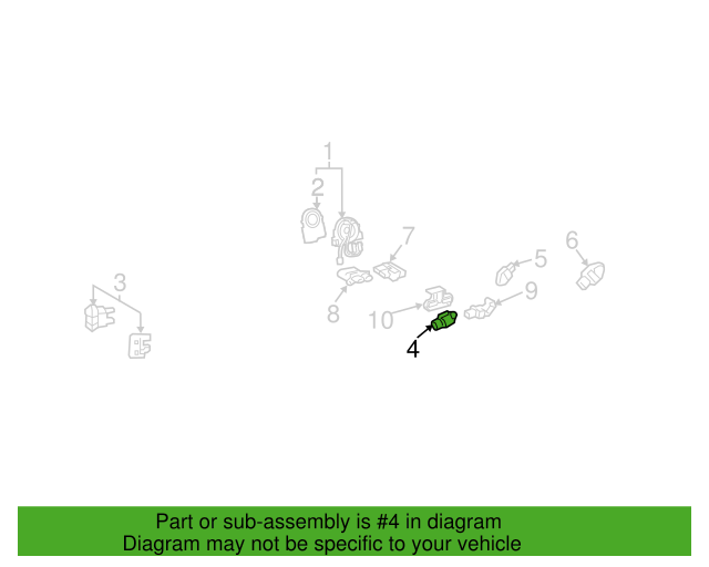 Toyota OEM Airbag Air Bag Srs-side Impact Sensor 8983133050 for sale ...