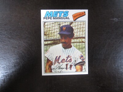 1977 Topps # 552 Pepe Mangual Card New York Mets | eBay