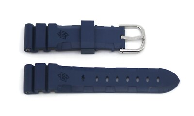 Panerai Blue Rubber Strap 22mm | eBay