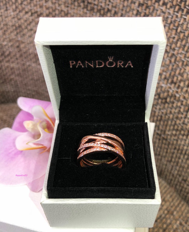 Pandora Entwined Ring Rose Gold, Original, Brand New, ALL SIZES ...