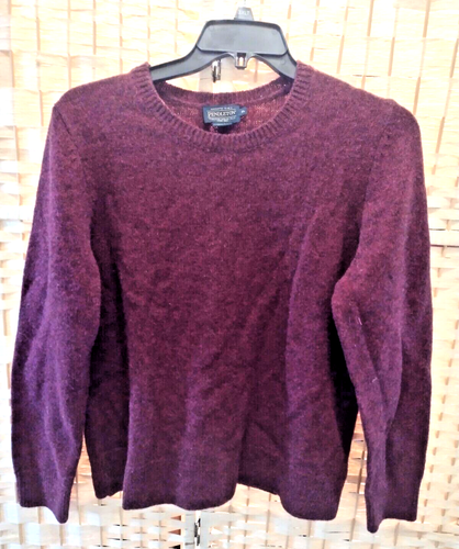 Pendleton 100% Shetland Wool Maroon Red Crewneck Sweater Size XL RN 29685 | eBay