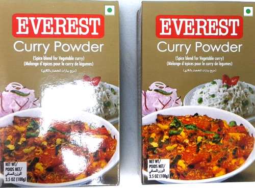 Everest Curry Powder (Spice for vegetable curry) 100g Pack of 2-FREE ...
